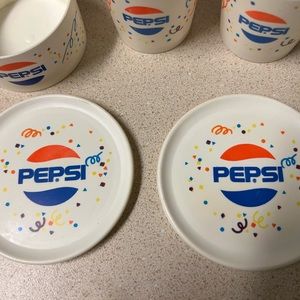 Pepsi | Toys | Vintage Chilton Toys Pepsi Pretend Play Plates | Poshmark